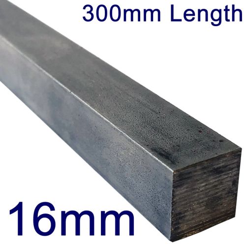 16mm Stainless Steel Square Bar - 12" Length - EKP Supplies - Precision ...