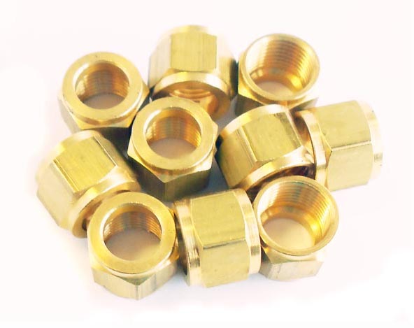 1/4" x 32 Brass Union Nut for 1/8" or 5/32" Pipe - EKP Supplies ...